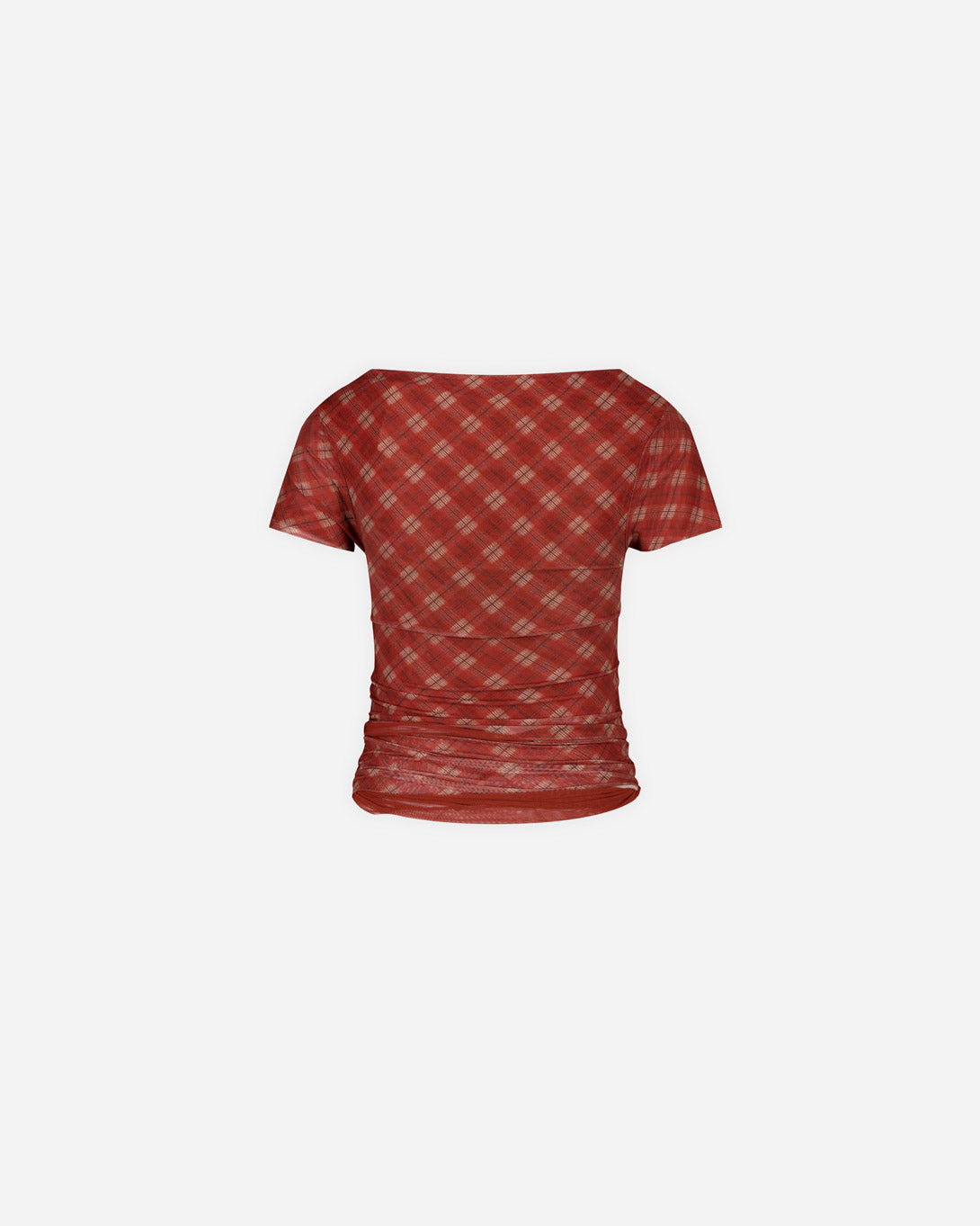 Shop - House Of Sunny Retro Check Mesh Top | Elevastor